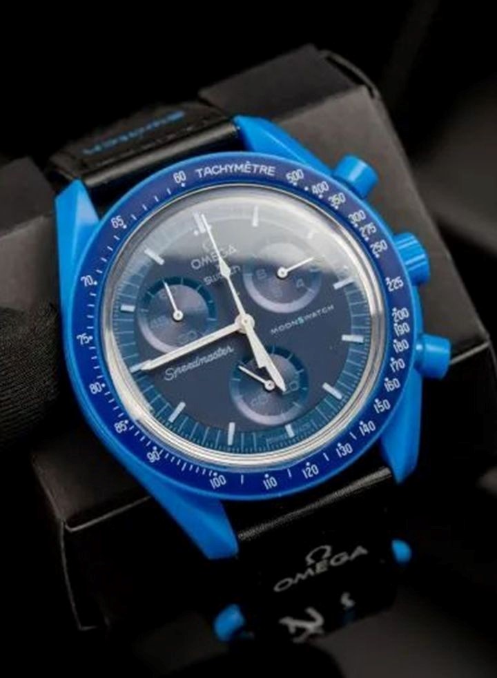 Omega x Swatch SpeedMaster MoonSwatch Mission to Neptune 42mm – OutfitLux