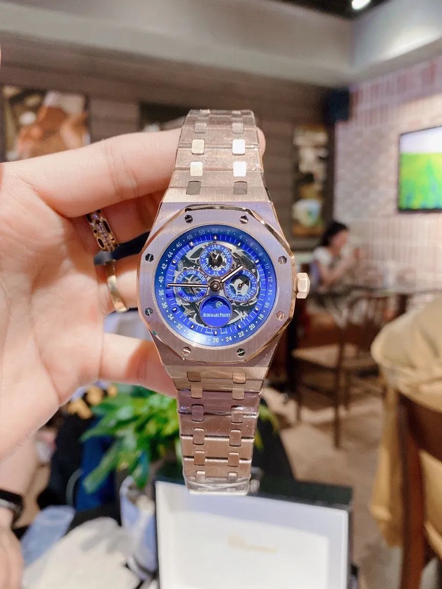 Audemars Piguet Royal Oak Offshoe Men’s Automatic Rose Gold Watch Dial ...